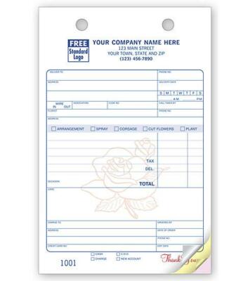 Nebs Deluxe 672 Florist Register Forms - Large Classic / 5.5" x 8.5" | eBay