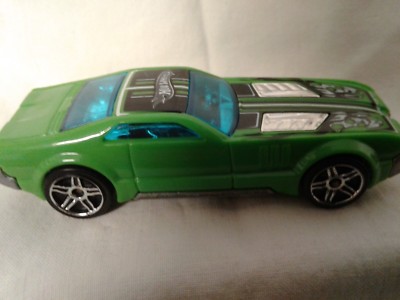 MATTEL HOT WHEELS CM Country Club Muscle car green good graphics fancy ...
