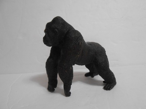 2011 Schleich SILVERBACK GORILLA Animal Figure 14770 Retired Wildlife ...
