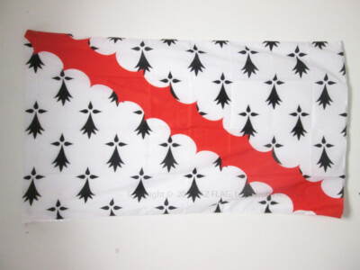 DRAPEAU COMTÍ? DE BROÍ?REC 150x90cm - DRAPEAU BRO-EREG VANNETAIS 90 x ...