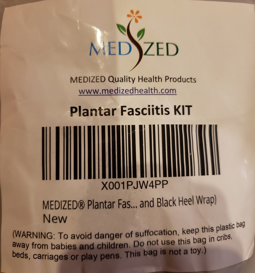 MEDIZED® Plantar Fasciitis Therapy Wrap Heel Foot Pain Arch Support ...