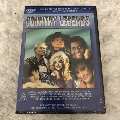COUNTRY LEGENDS DVD NEW SEALED Willie, Dolly, Merle, Waylon, Loretta ...