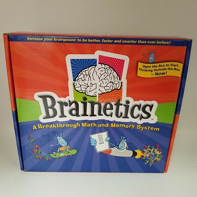 Brainetics Complete Deluxe Set Breakthrough Math Memory Set - Open Box ...