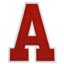 3" Embroidered Iron-On Alphabet Letter Patches, 1 pc, TR-12249 (Red ...