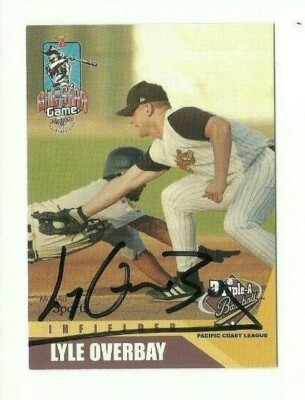Lyle Overbay 2002 Tucson Sidewinders autographed auto signed card | eBay