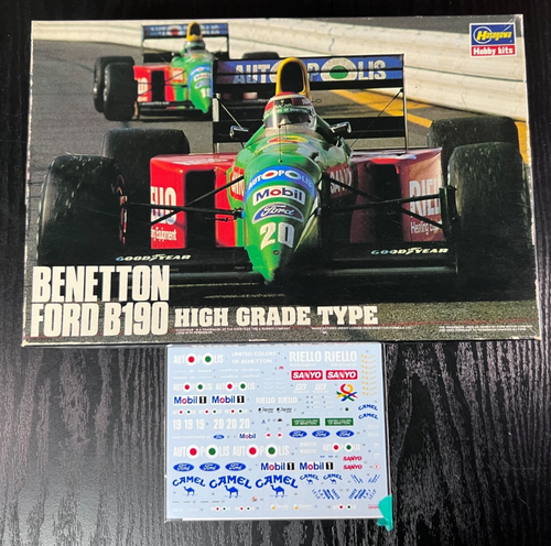 HASEGAWA 1/24 BENETTON FORD B190 HIGH GRADE TYPE w/NEW DECALS from ...