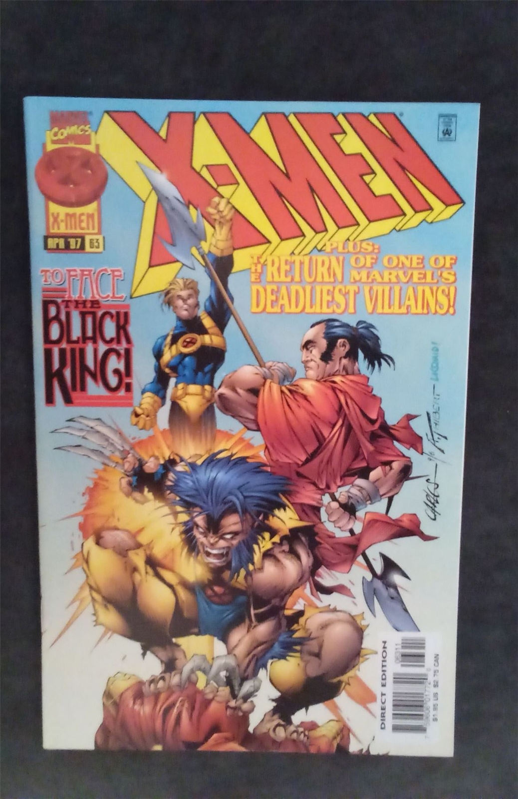 X-Men #63 1997 marvel Comic Book b&b | eBay