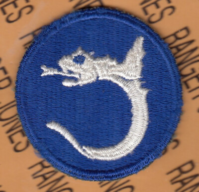 WWII US Army 130th Infantry Division PHANTOM GHOST ~2.5" patch c/e B | eBay