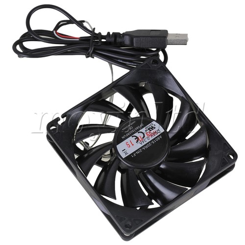 USB MIni PC Fan Computer Case Cooling Fan Black | eBay
