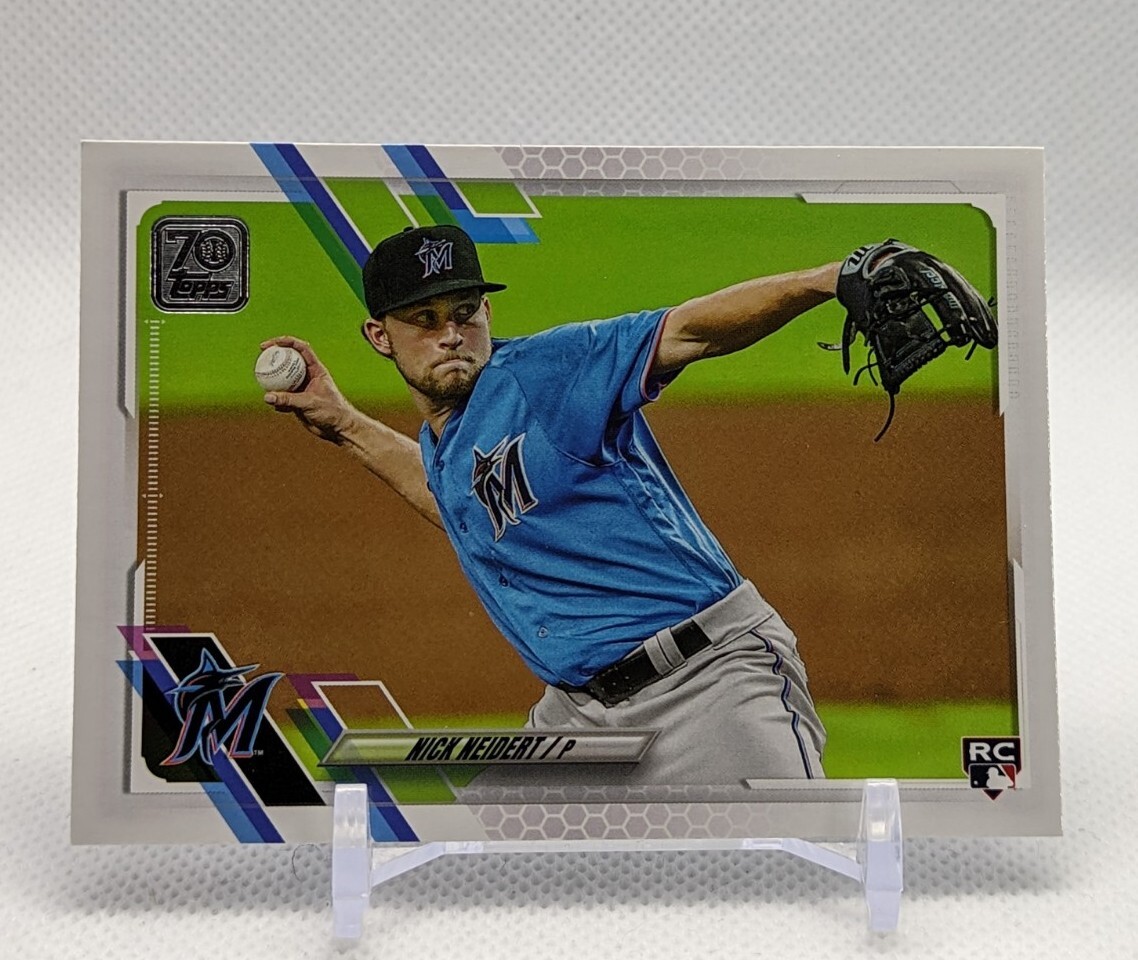 Nick Neidert 2021 Topps Series 1 Rookie RC #324 Miami Marlins | eBay