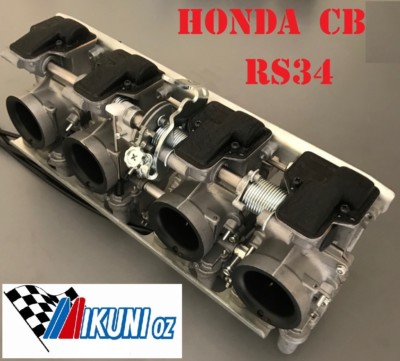 Honda DOHC CB1100, CB900, CB750 Mikuni Carburetor RS34 Smoothbore Carb ...