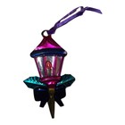 Mexico Folk Art Punched Tin Lamp Post Double Sided Ornament Vintage 4 ...