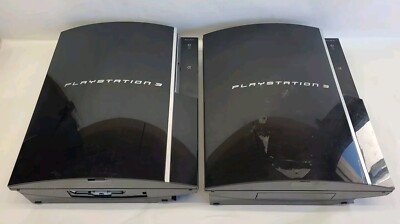 Sony PlayStation 3 PS3 Fat Console Black CECHH01 & CECHP01 - For Parts ...
