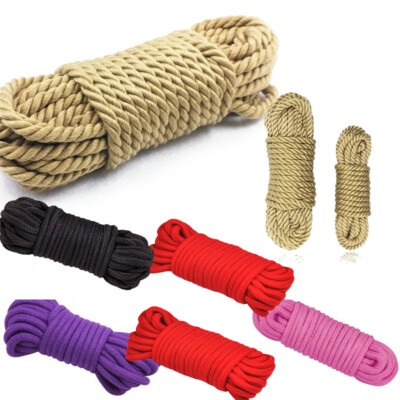 Soft Durable Cotton Rope Femdom Bondage Strap Japanese Play Binding ...