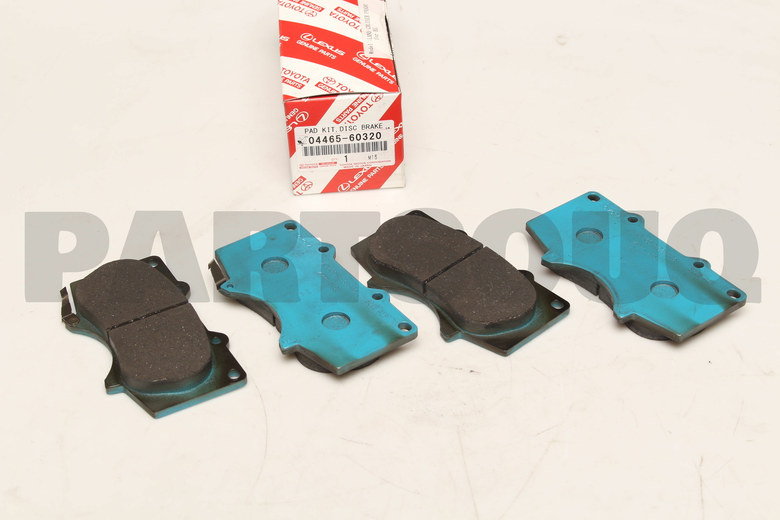 0446560320 Genuine Toyota PAD KIT, DISC BRAKE, FRONT 04465-60320 | eBay