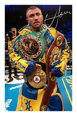 Vasyl Lomachenko Signed Photo Print Poster Autograph | eBay