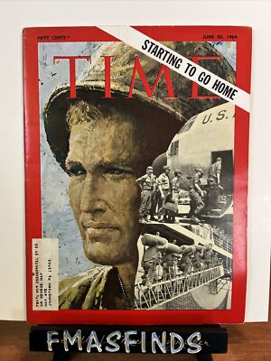 F3 June 20 1969 VIETNAM WAR Starting To Go Home TIME Magazine US GI | eBay
