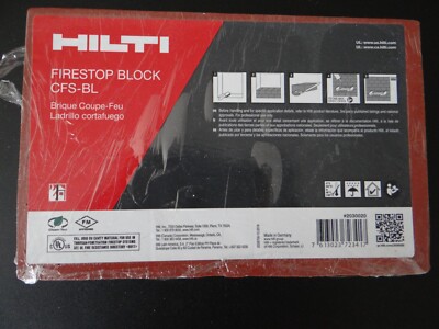 Hilti CFS-BL Firestop Block (2030020)- LOT OF 8 BLOCKS 7613023723417 | eBay