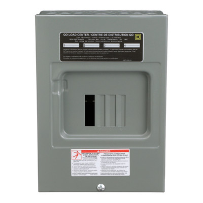 Square D QO4L100S 120/240 VAC 100 Amp 1-Phase 3-Wire 4-Circuit Load ...