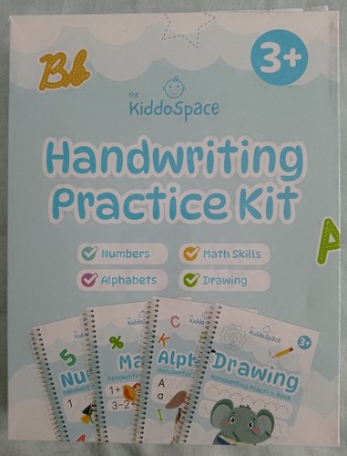 Handwriting Practice Kit (The KiddoSpace): Numbers/Maths/Alphabet ...