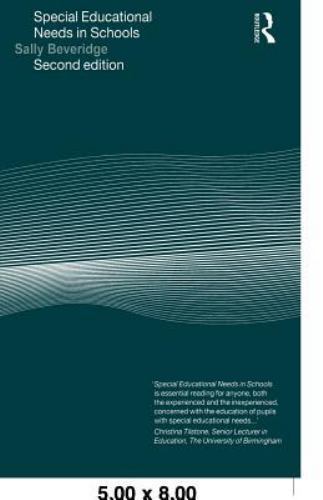 Special Educational Needs in Schools by Sally Beveridge (1999, Uk-B ...
