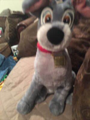 Disney Store Lady and The Tramp Scamp 16” Large Plush Stuffed Dog | eBay
