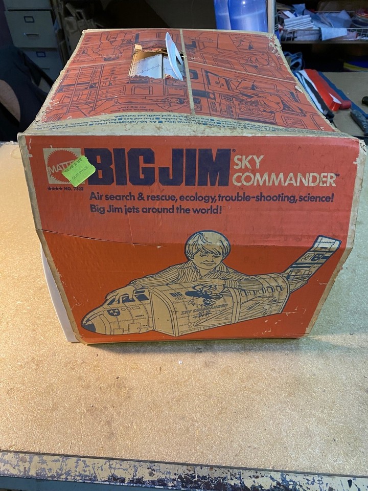 Big Jim Sky Commander airplane Playset Mattel Vintage 1973 RARE | eBay