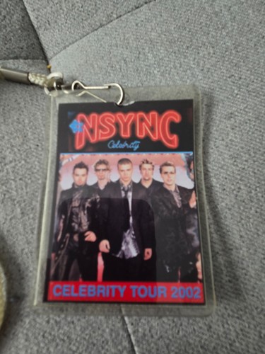 nsync celebrity tour 2002 badge | eBay