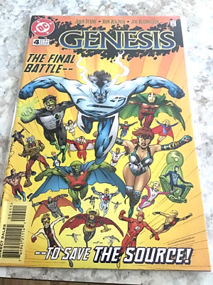 1997 DC Comics Genesis The Final Battle--to Save The Source! #4 Comic ...