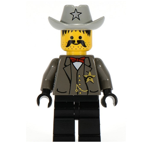 Lego Western Sheriff Minifigure Wild West Village Sets 6712 6755 6764 ...
