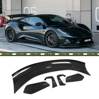 For 2023-2024 Lotus Emira Dry Carbon Fiber GT4 Style Rear Trunk Lip ...