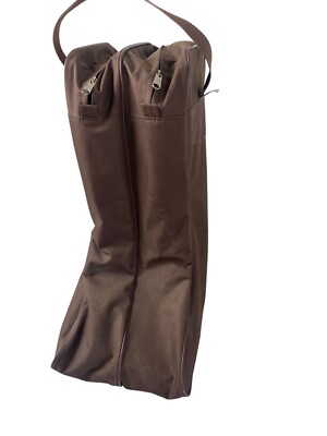M&F Boots carrier for womens cowboy boots/ brown/ nylon /zips /handle ...