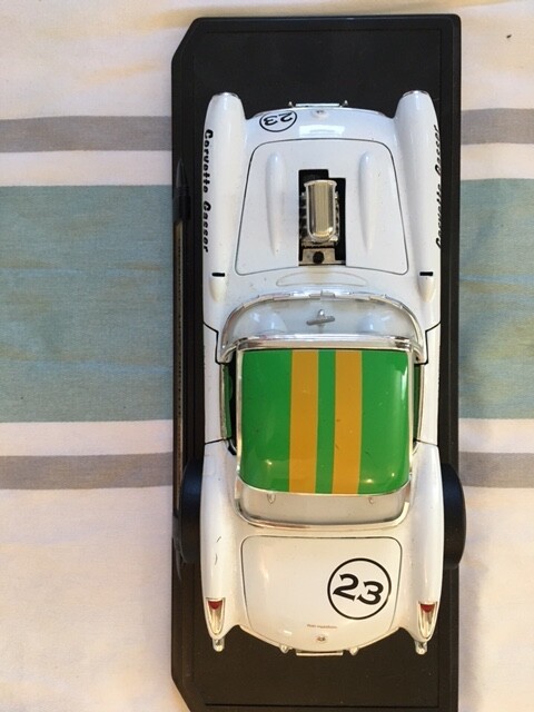 1:18 SCALE DIE-CAST DRAG RACE CAR 1957 CHEVY CORVETTE GASSER WHITE ...