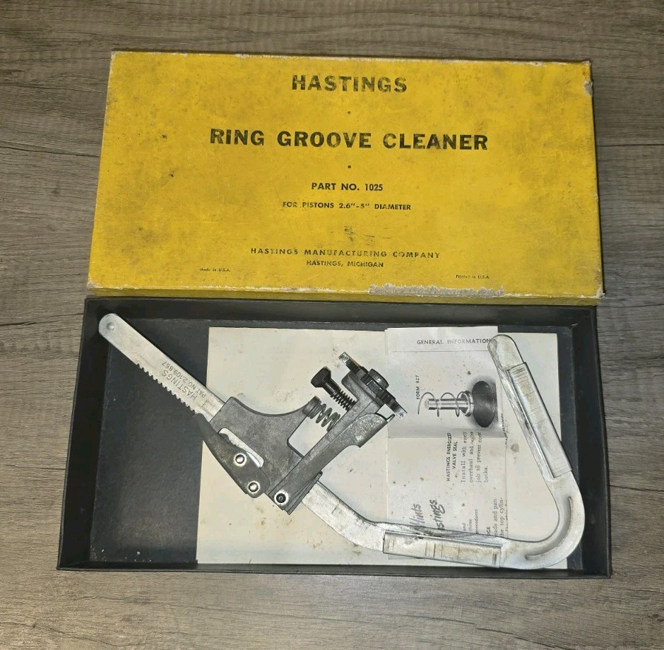 Hastings 1025 Vintage Ring Groove Cleaner Tool + Box AUTOMOTIVE ...
