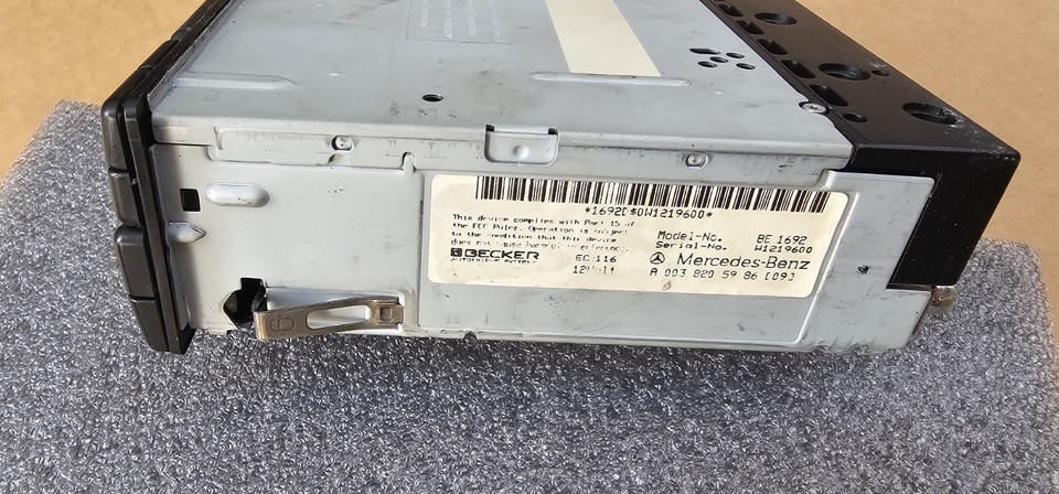 1994 1999 Mercedes BE1692 AM FM Radio W140 R129 W210 S500 SL500 E320 ...