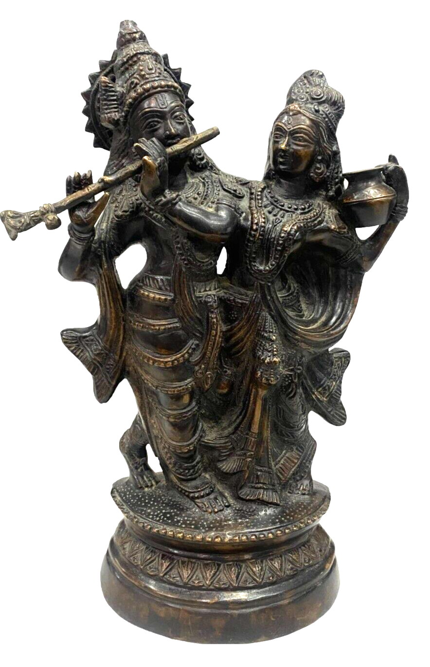 Decorative MetalKrishna Statue | Krishna Idol Radha Krishna Murti ...