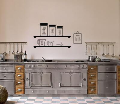 Measurments Conversion WALL STICKER Kitchen Decal Decor Art Quote SQ142 ...