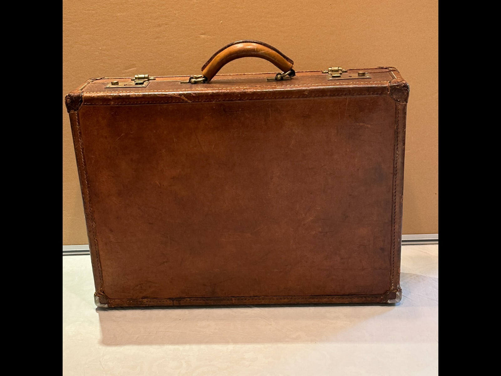 Vintage Original Hartmann Presidential Leather Briefcase with Document ...