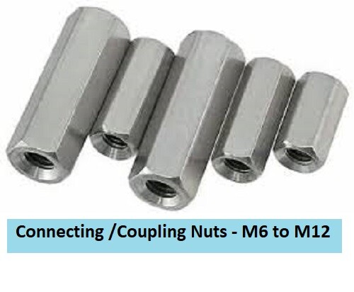 Threaded Rod Coupling Nut Hexagonal Rod Coupling Nuts, Size: 1 2 Inch