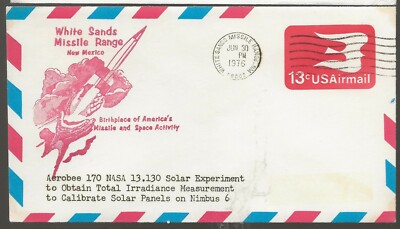 6/30/76 Launch of Aerobee 170 NASA Solar Experiment Rocket | eBay