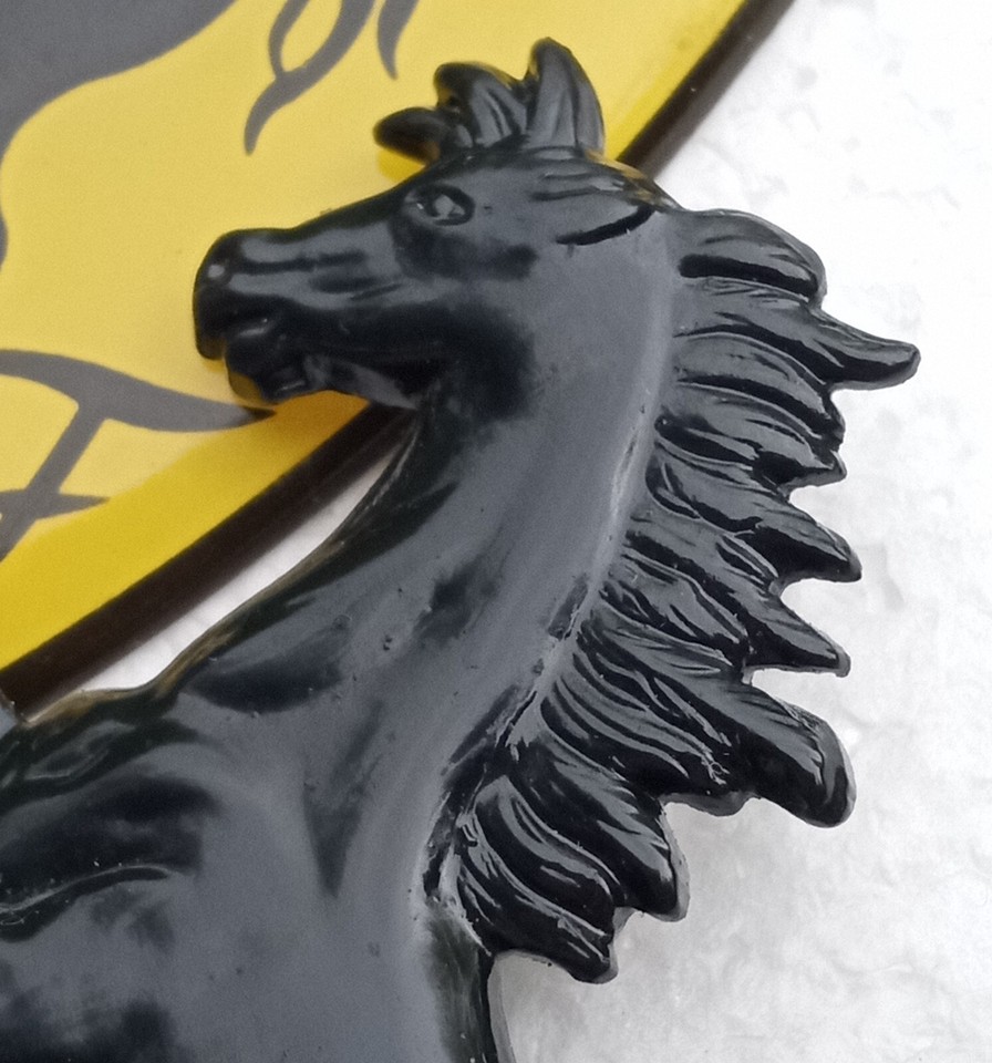 Ferrari 288 GTO Cavallino Prancing Horse Emblem Badge_3"_Stamped Metal ...