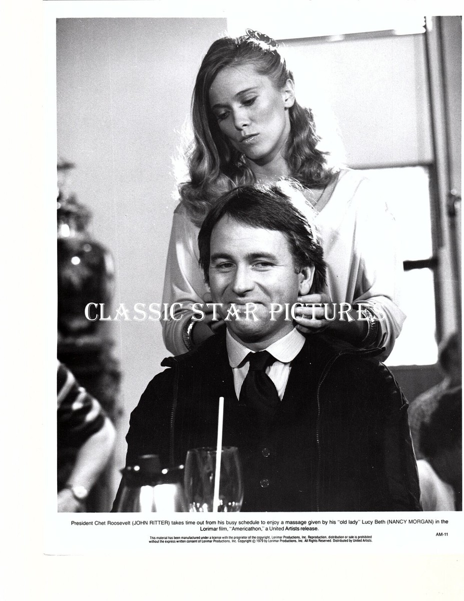 Nancy Morgan E John Ritter Vintage TV Photo 7x9 JOHN RITTER NANCY