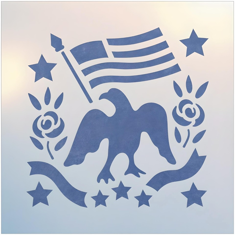 AMERICAN EAGLE 2 STENCIL - The Artful Stencil | eBay