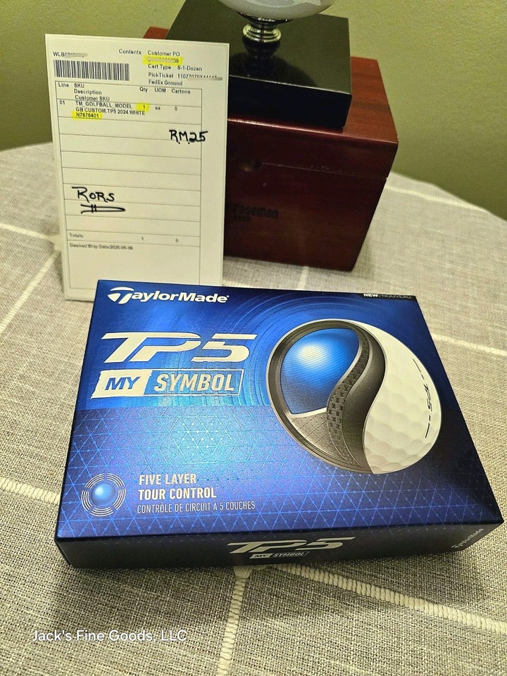 🌟"RORS" TAYLORMADE TOUR RORY McILROY OFFICIAL LOGO AUTHENTIC RORS TP5 x 3 BALLS | eBay