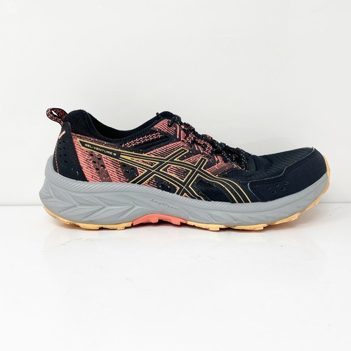 Asics Womens Gel Venture 9 1012B313 Black Running Shoes Sneakers Size 8 ...