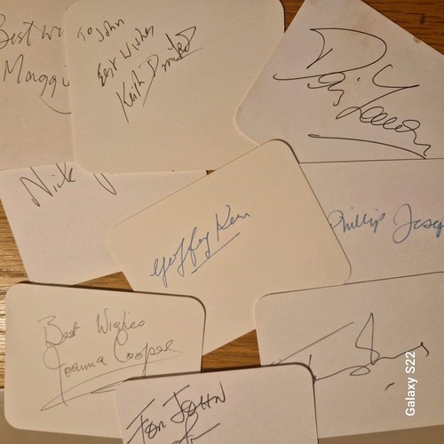 COLLECTION OF ORIGINAL AUTOGRAPHS X 100 FILM AND TV | eBay UK