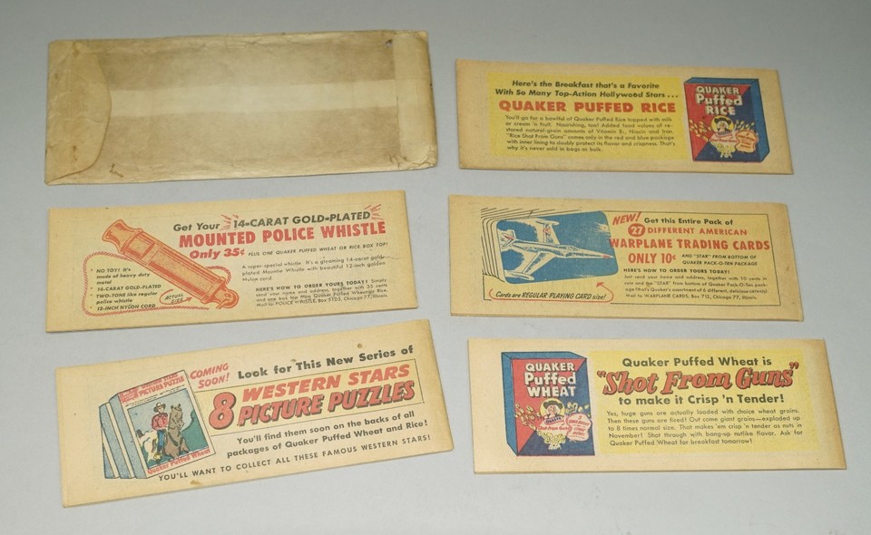 1950 GENE AUTRY QUAKER OATS MINI COMIC BOOKS PREMIUM SET OF FIVE WITH ...