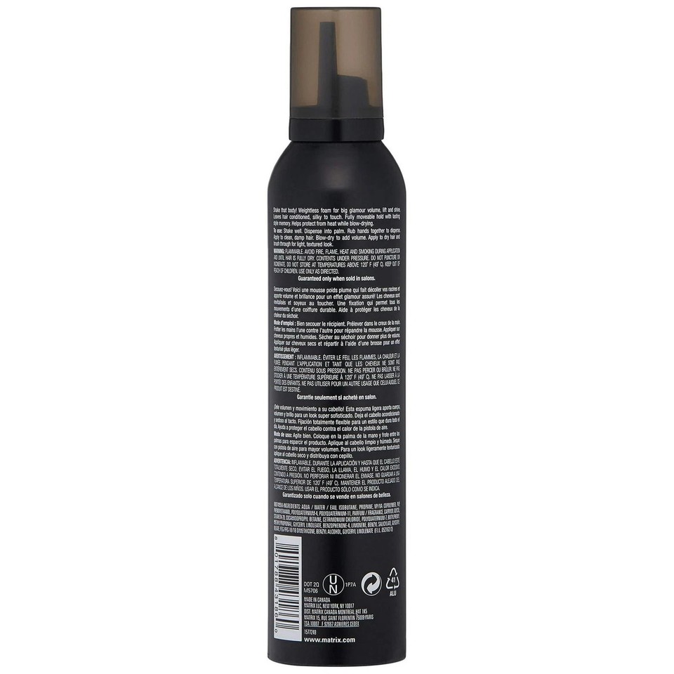 Matrix Vavoom Height of Glam Volumizing Foam 9 oz | eBay