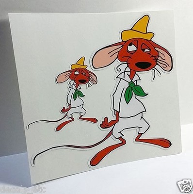 Slowpoke Rodriguez Vintage Style DECAL, Vinyl STICKER, rat rod, racing ...