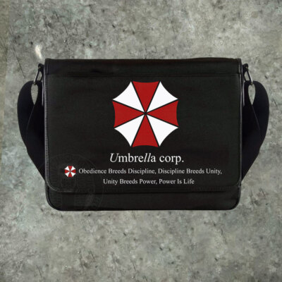 Umbrella Corporation Resident Evil Messenger Bag Movie Racoon City Hive ...